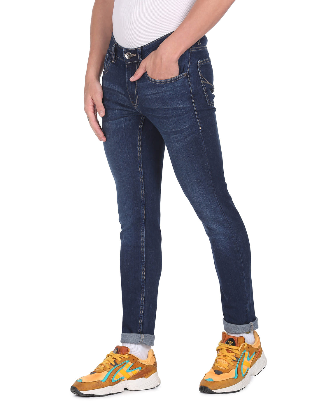 Buy Flying Machine Whiskered Jackson Skinny Fit Jeans - NNNOW.com