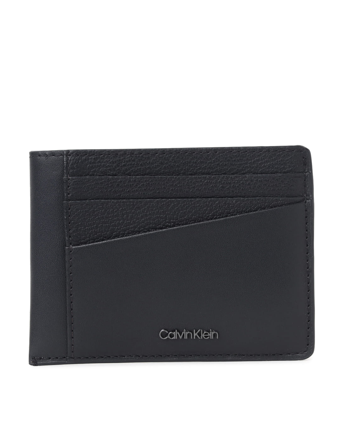 Buy Calvin Klein Leather Diagonal Card Holder - NNNOW.com